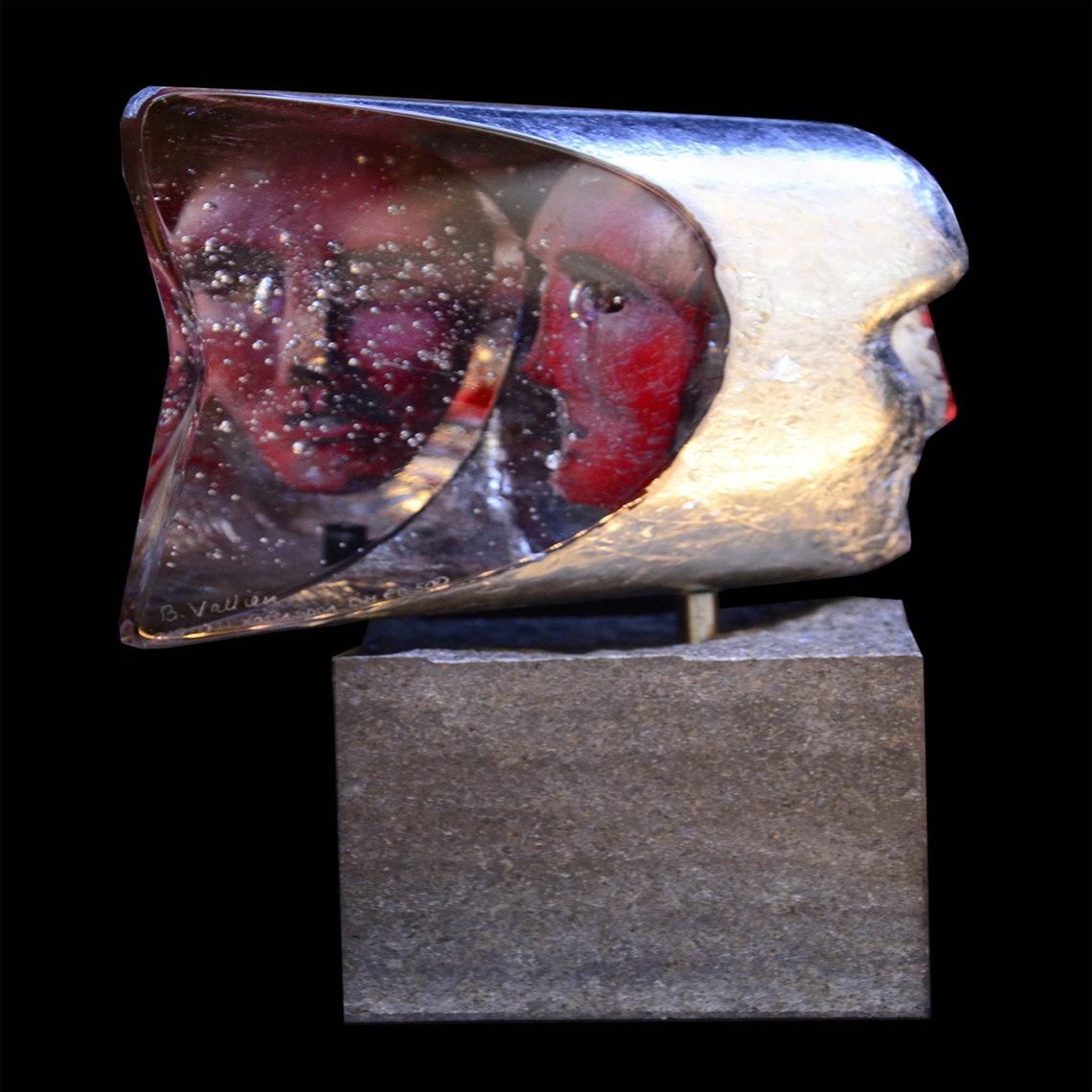 Mini Janus Crystal Sculpture by Kosta Boda This is Limited Edition 500 ...
