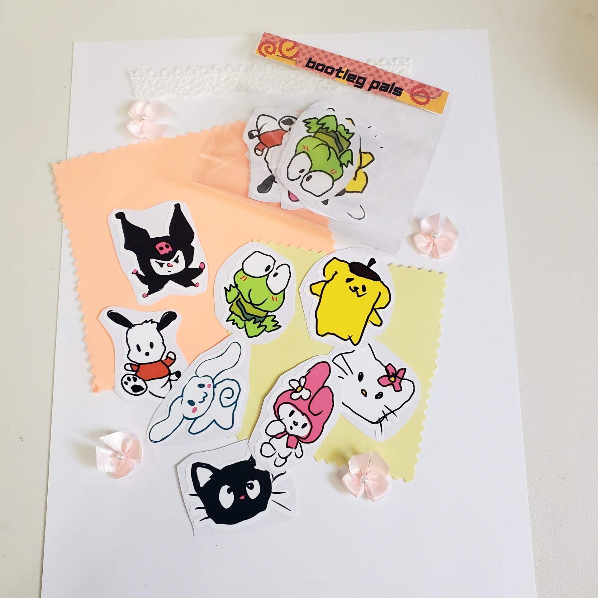 Bootleg Pals Sticker Pack - Etsy