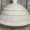 Large Crinoline Petticoat With 5 Metal Hoops and Elastic Lace up Waist ...