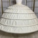Large Crinoline Petticoat With 5 Metal Hoops and Elastic Lace up Waist ...