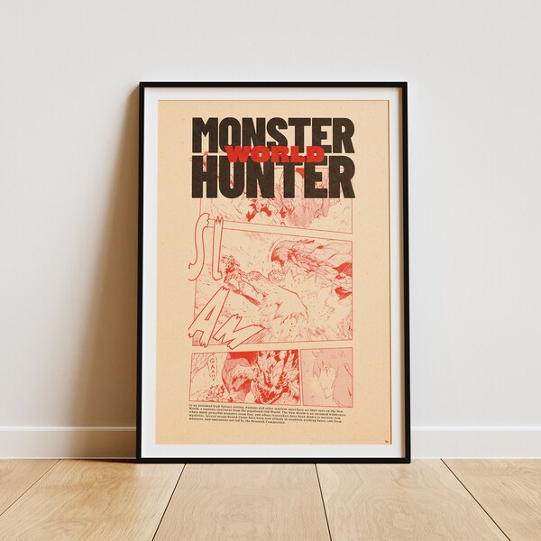 Monster Hunter Room Decor - Etsy