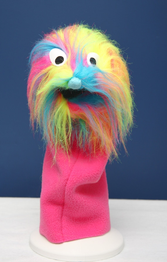 Rainbow Hand Puppet - Etsy