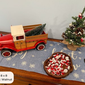 Santa Wood Tray, Christmas Decor, Holiday Decor, Christmas Gifts for ...