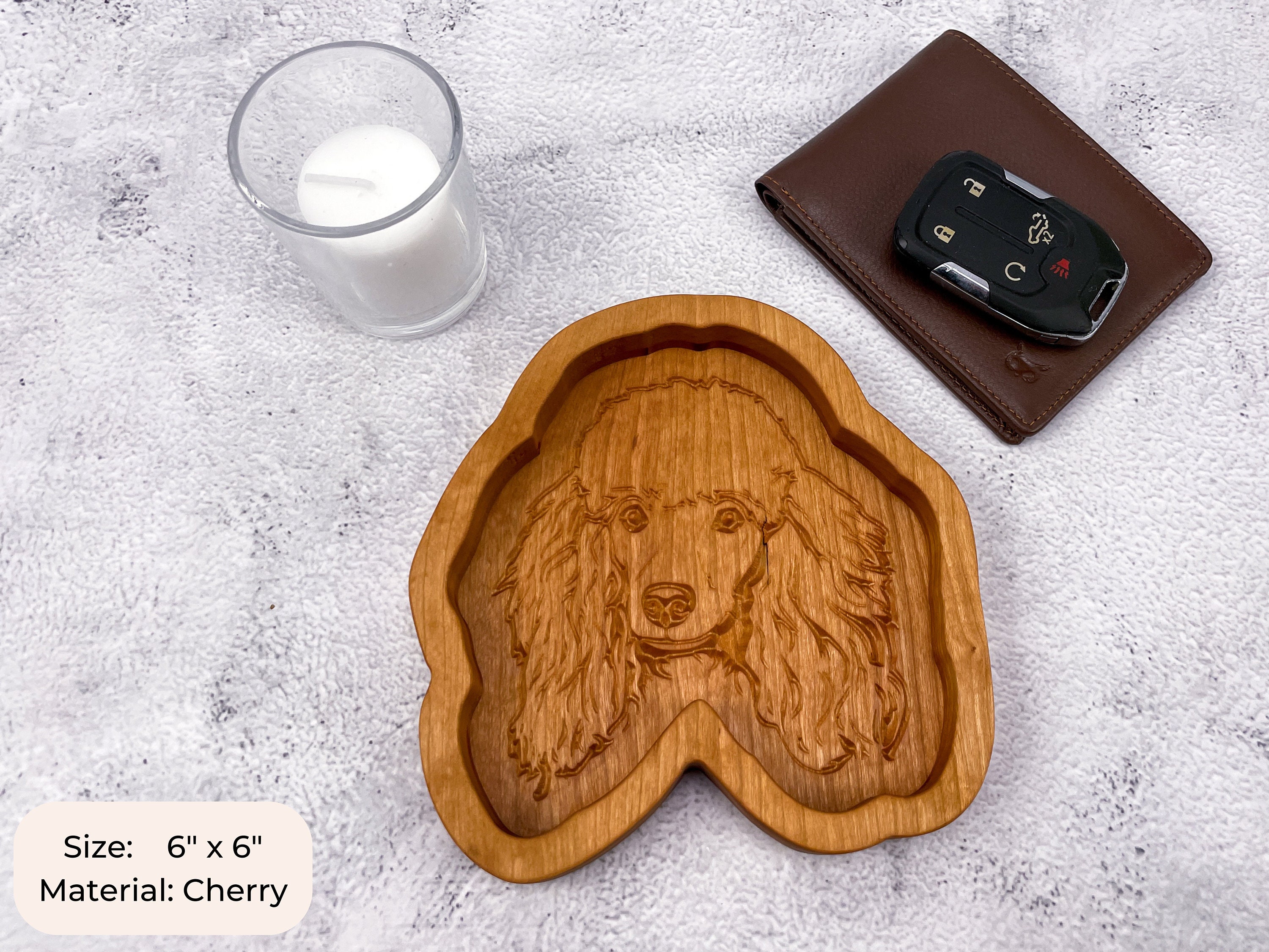Poodle Gift, Poodle Mom, Poodle Decor, Gift for Dog Mom, Wood Dog Tray ...