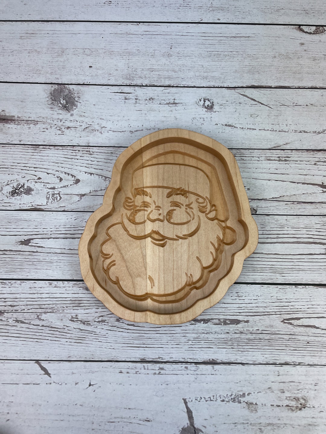 Santa Wood Tray, Christmas Decor, Holiday Decor, Christmas Gifts for ...