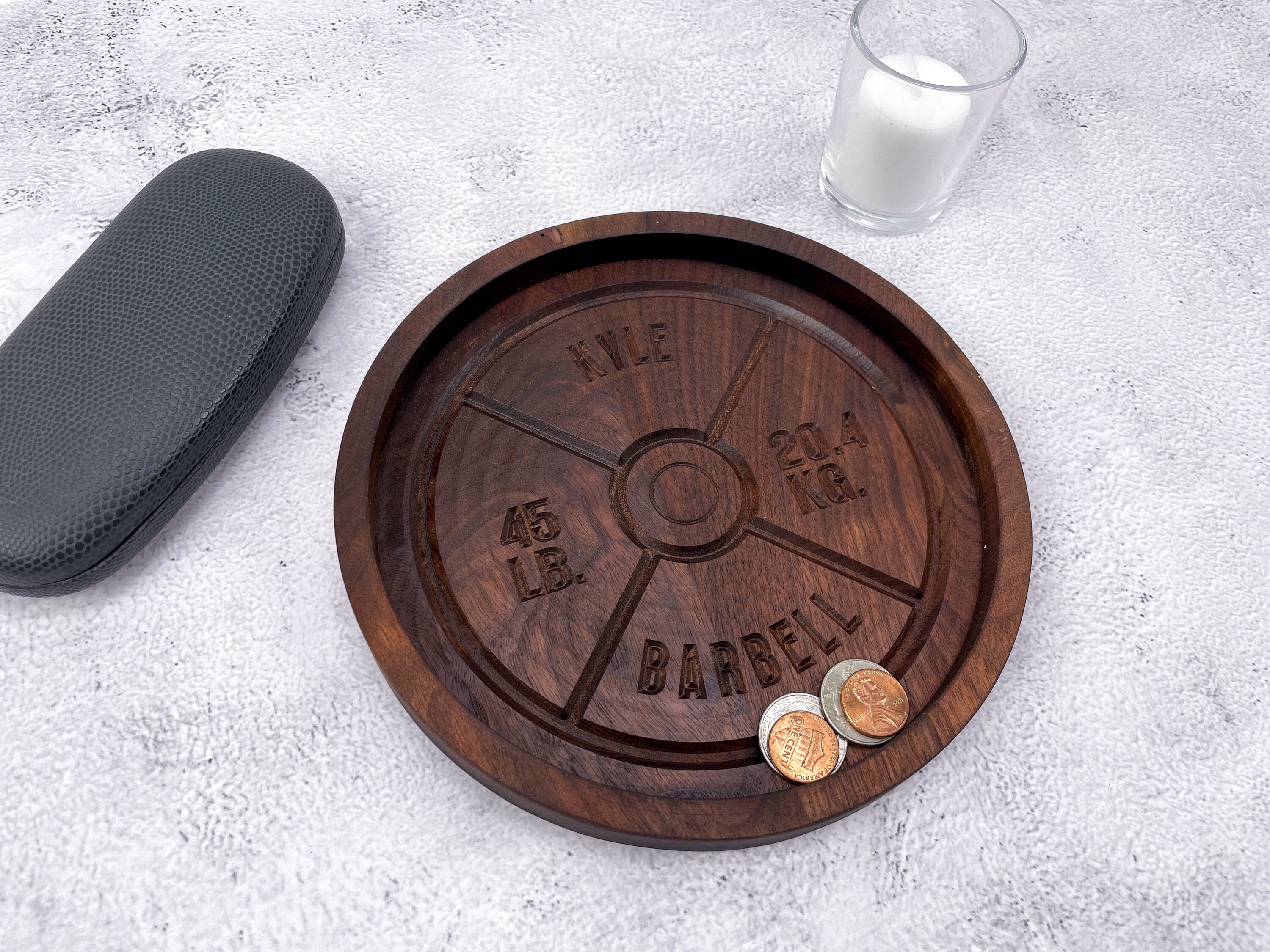 Personalized Fitness Gift, Catch All Tray, Gift for Gym Lover ...