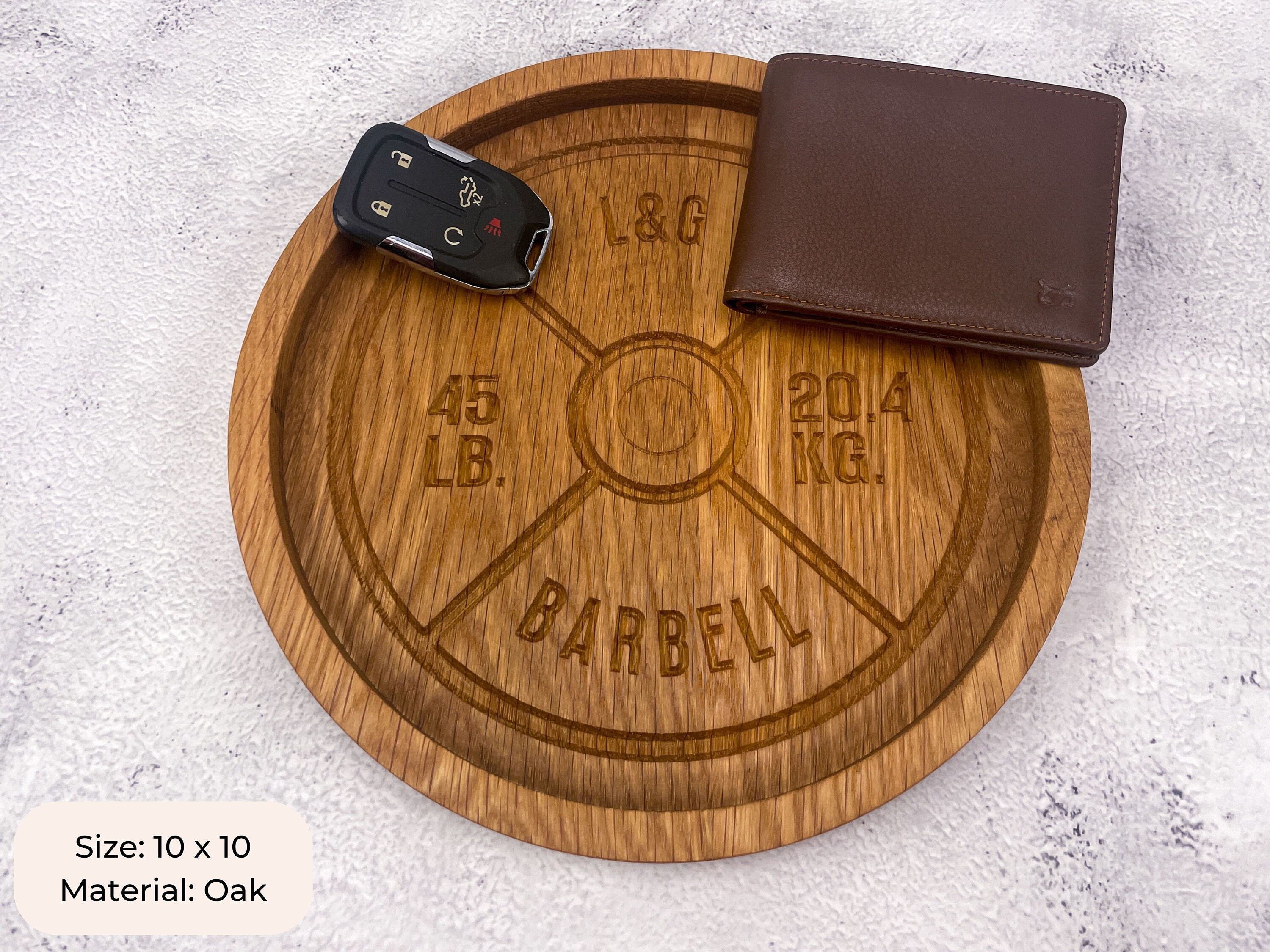 Personalized Fitness Gift, Catch All Tray, Gift for Gym Lover ...