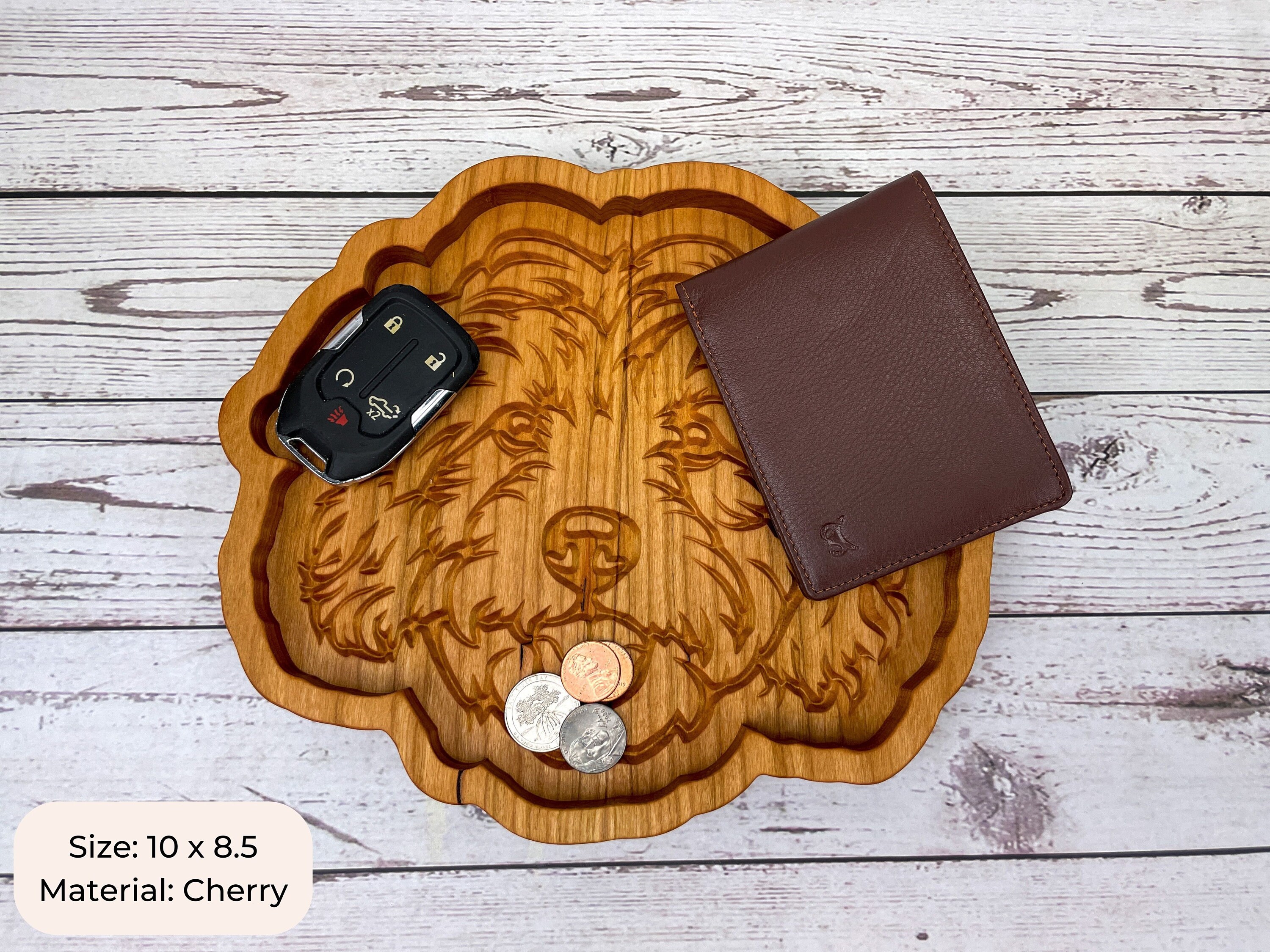 Cavapoo Mom Gifts, Cavapoo Dad, Cavapoo Home Decor, Gift for Dog Mom, Wood Dog Tray, Valentines ...