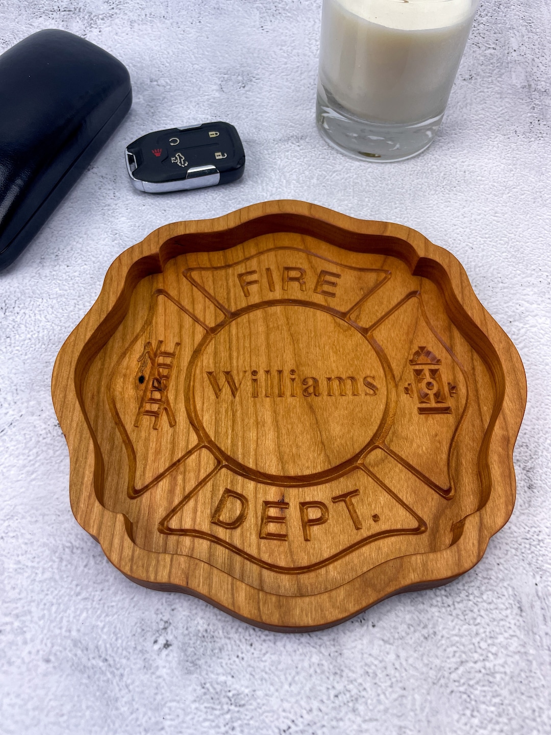 Personalized Firefighter Gifts, Fire Captain Gift, Fire Chief ...