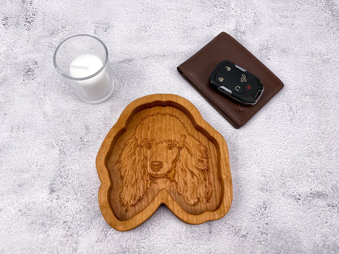 Poodle Gift, Poodle Mom, Poodle Decor, Gift for Dog Mom, Wood Dog Tray ...