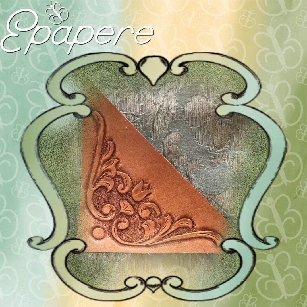 Hand Tooled Leather Pocket Corner - Etsy