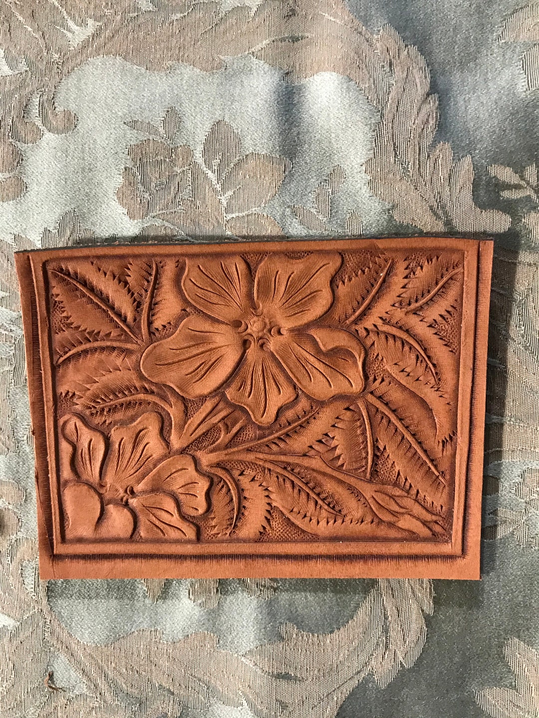 Hand Tooled Leather Pocket - Etsy