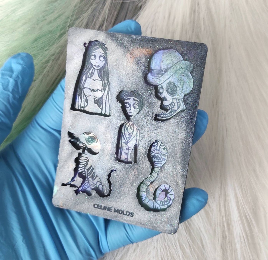 Corpse Bride Mold Emily / Victor / Scraps / Bonejangles / Maggot ...