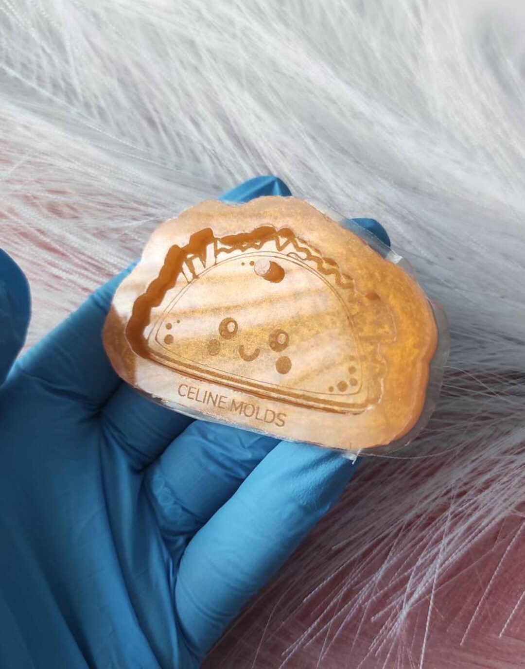 Kawaii Taco Mold, Kawaii Food Mold, Keychain Mold, Resin Mold, Silicone ...