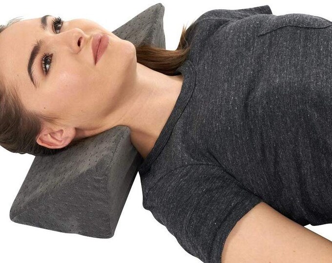 Restorative Cervical Traction Neck Fulcrum Wedge Pillow for Back ...