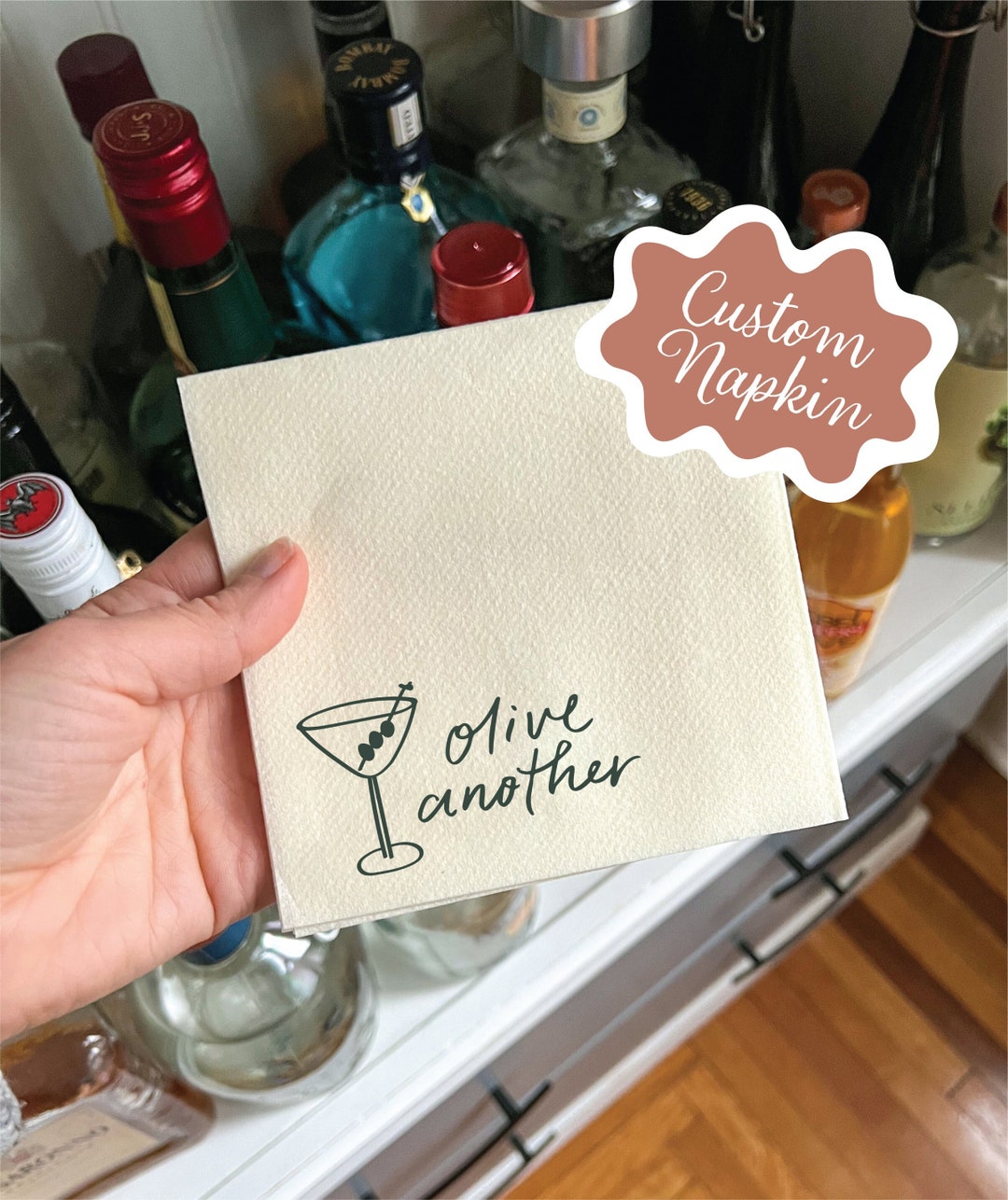 Custom Cocktail Napkin Wedding Party Bachelorette - Etsy