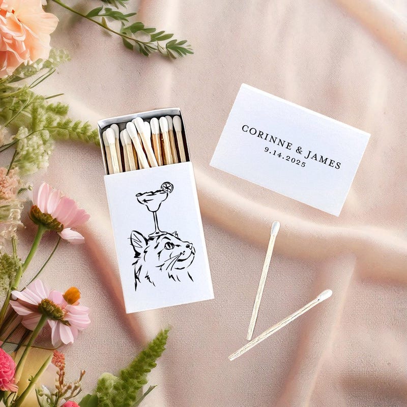 Cat Wedding Matchboxes - Etsy