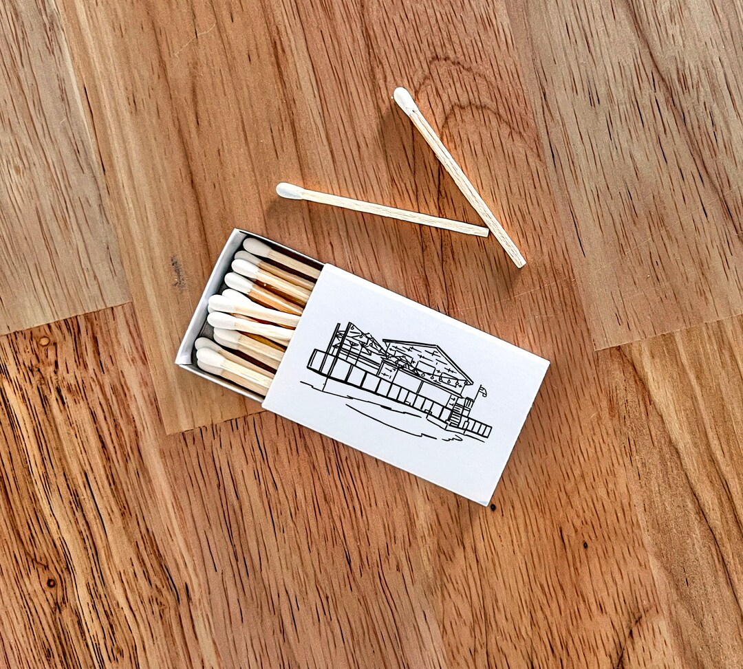 Custom Venue Matchboxes Wedding Bachelorette Personalized Bach Party ...