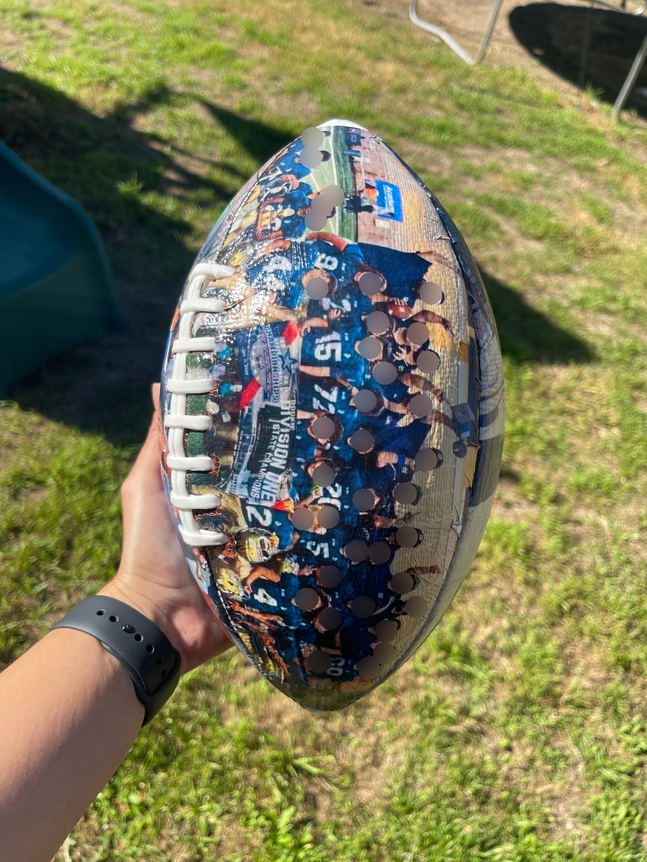 Customized Football With Photos - Etsy