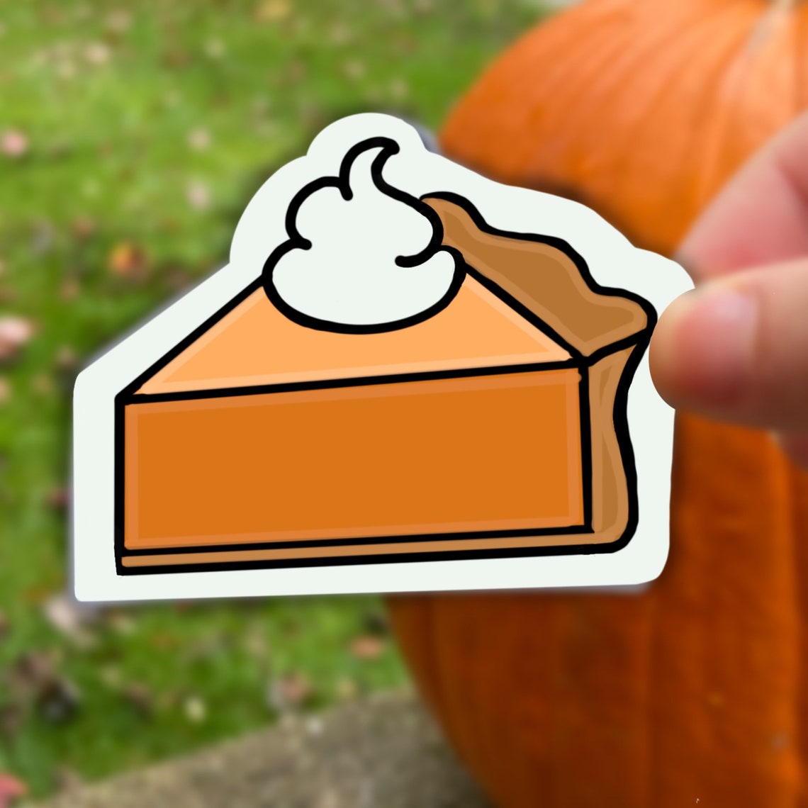 Pumpkin Pie Sticker - Etsy
