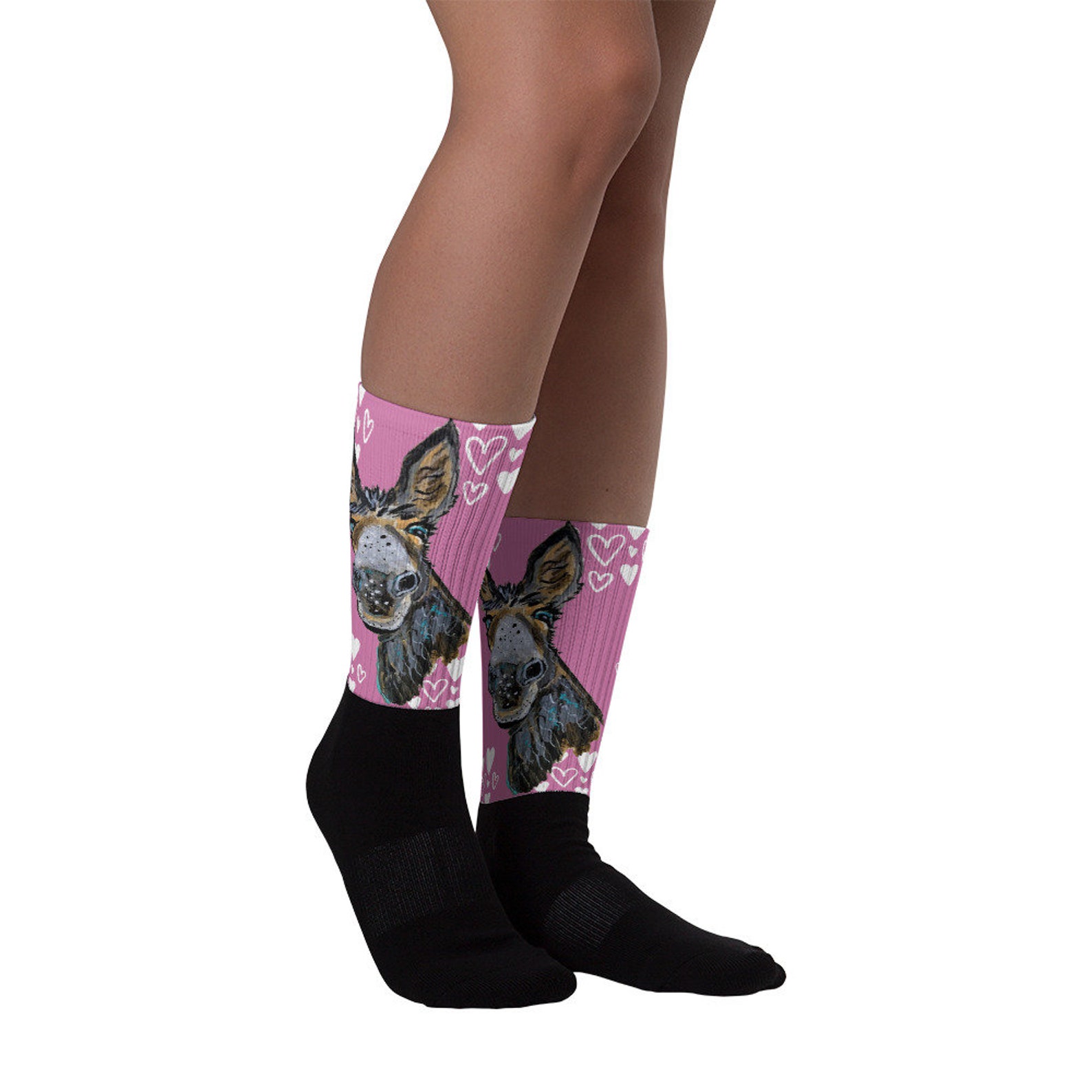 Donkey Funny Socks-socks for Women-fun Donkey Socks-best - Etsy