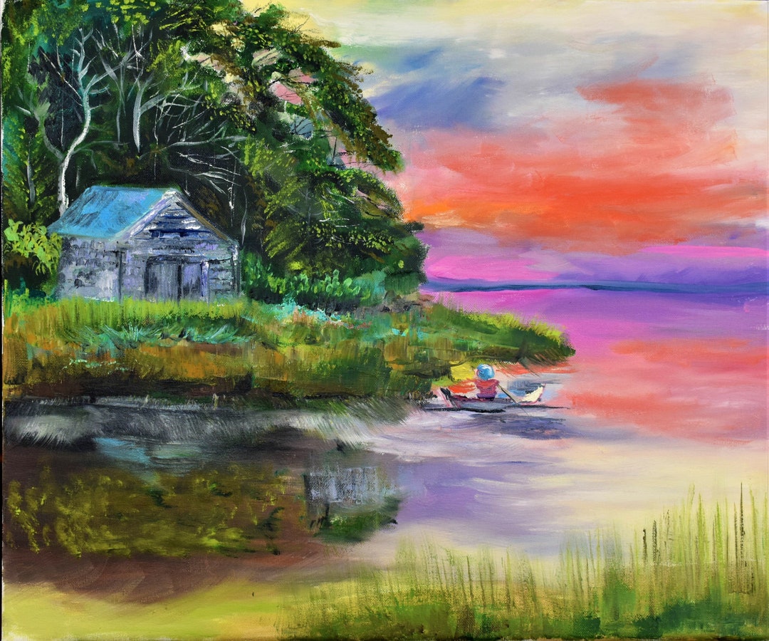 Oil Painting, Cape Cod, Wall Art, Nautical, Ocean Décor - Etsy