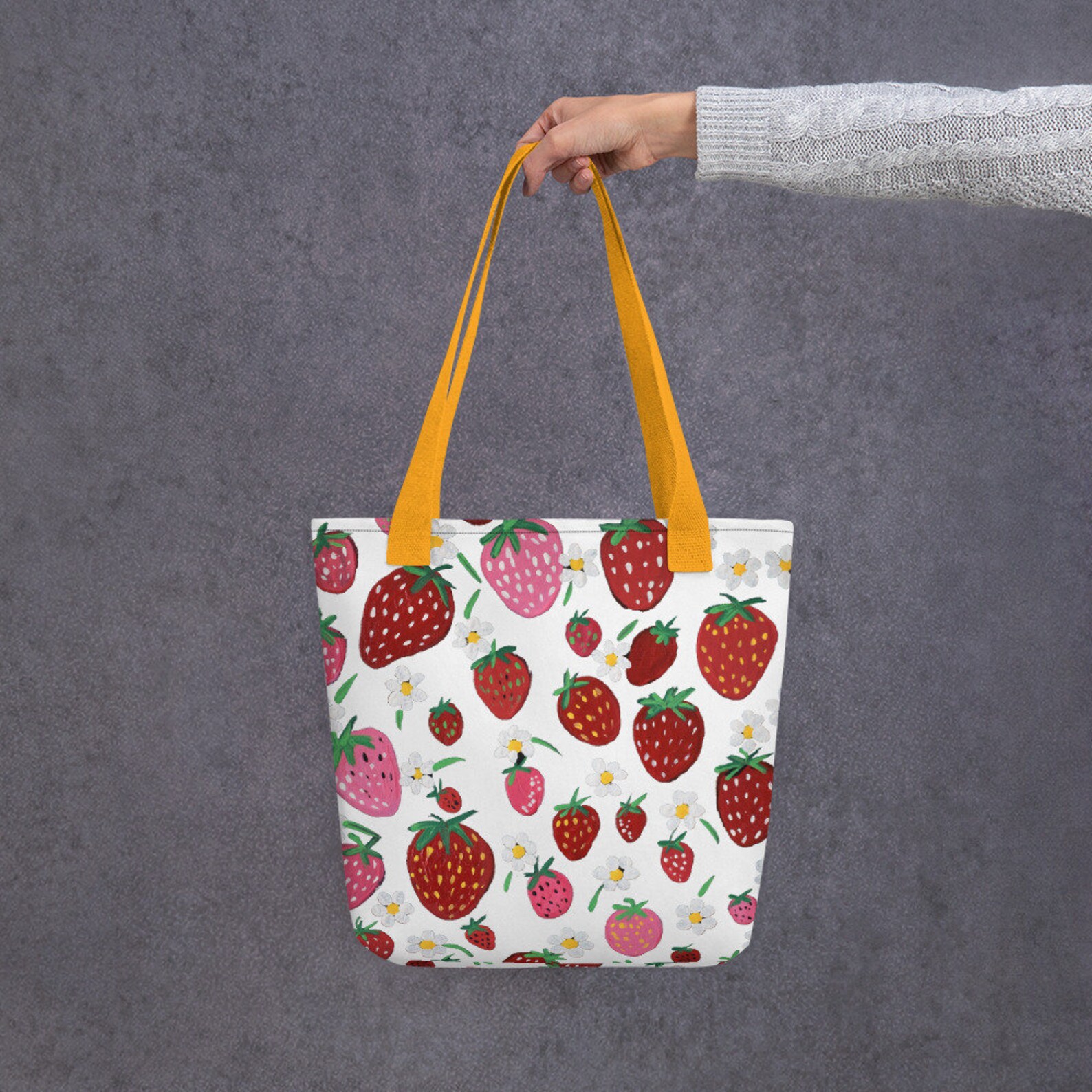 Sac à fraises-fraises-totes pour femmes-cadeaux pour la fête de sa mère ...
