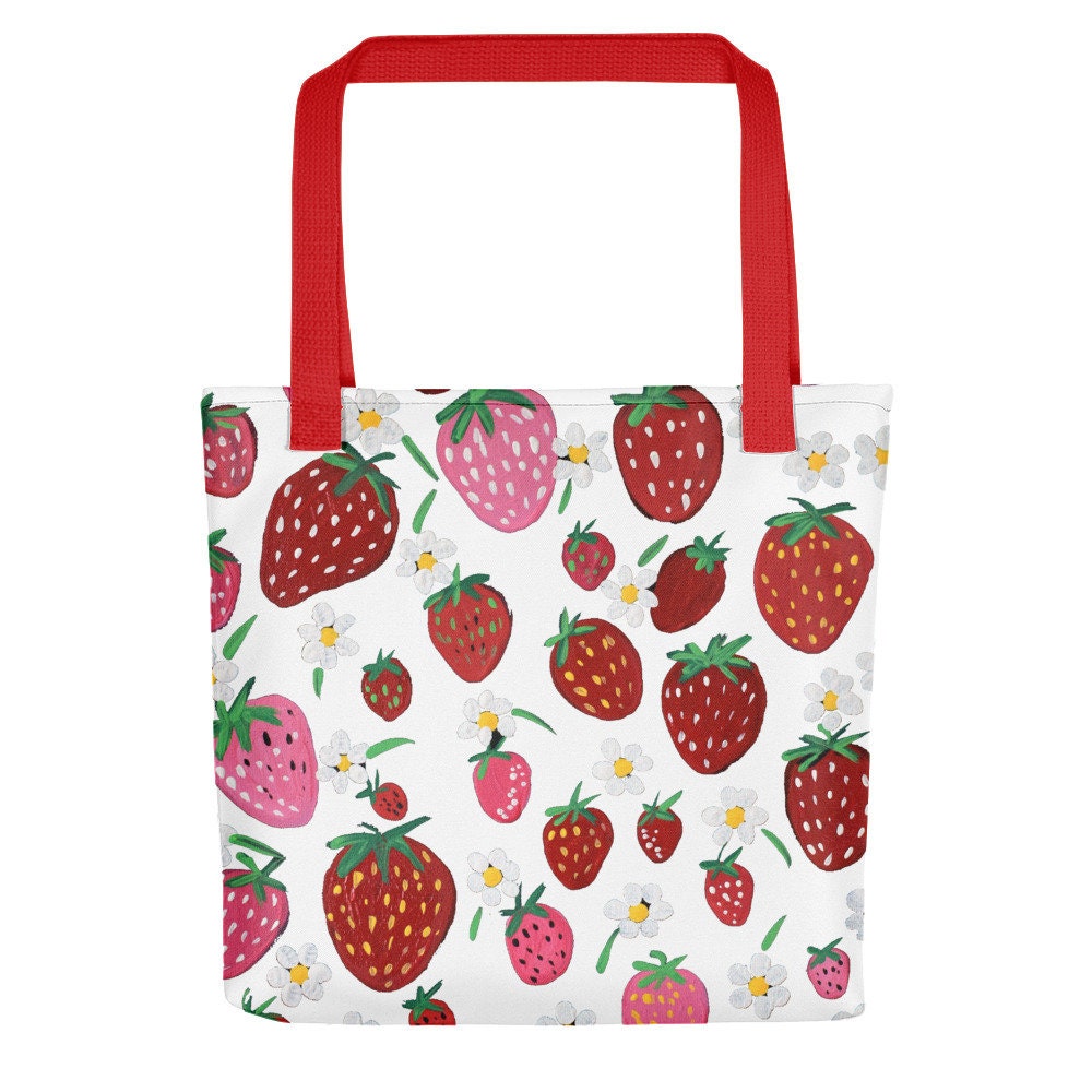 Sac à fraises-fraises-totes pour femmes-cadeaux pour la fête de sa mère ...