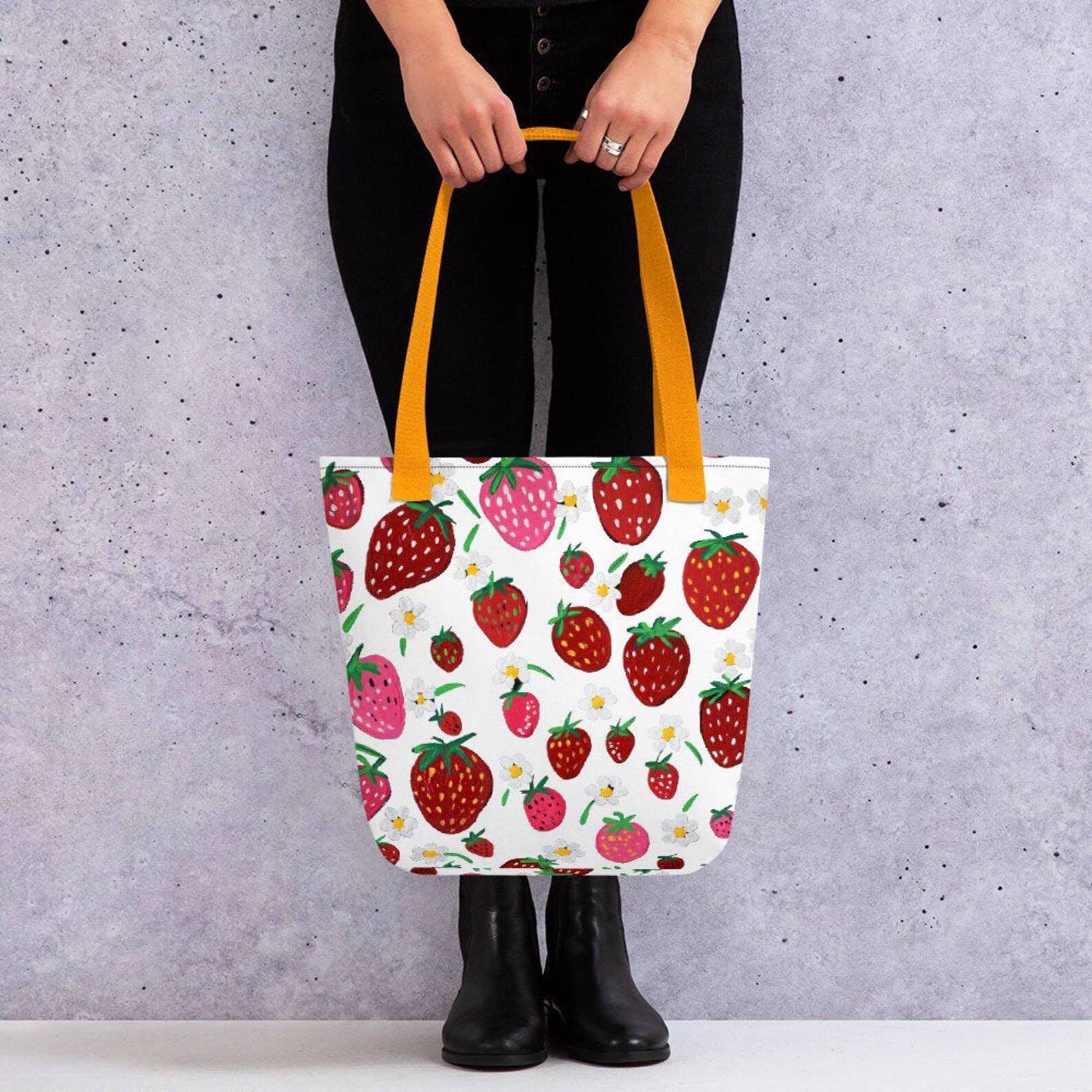 Sac à fraises-fraises-totes pour femmes-cadeaux pour la fête de sa mère ...