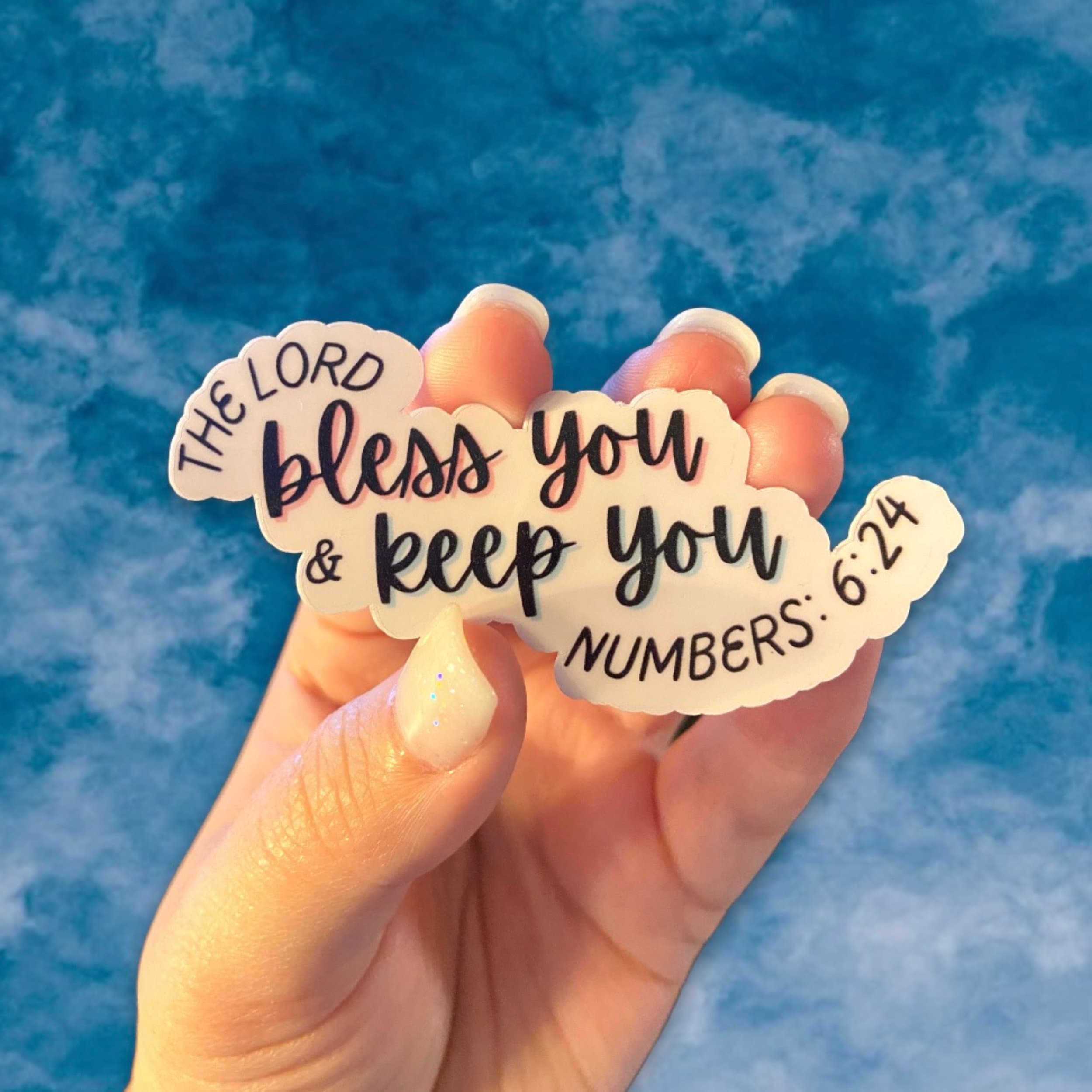 Bless You Keep You Sticker | Numbers 6:24 | the Blessing | Christian ...