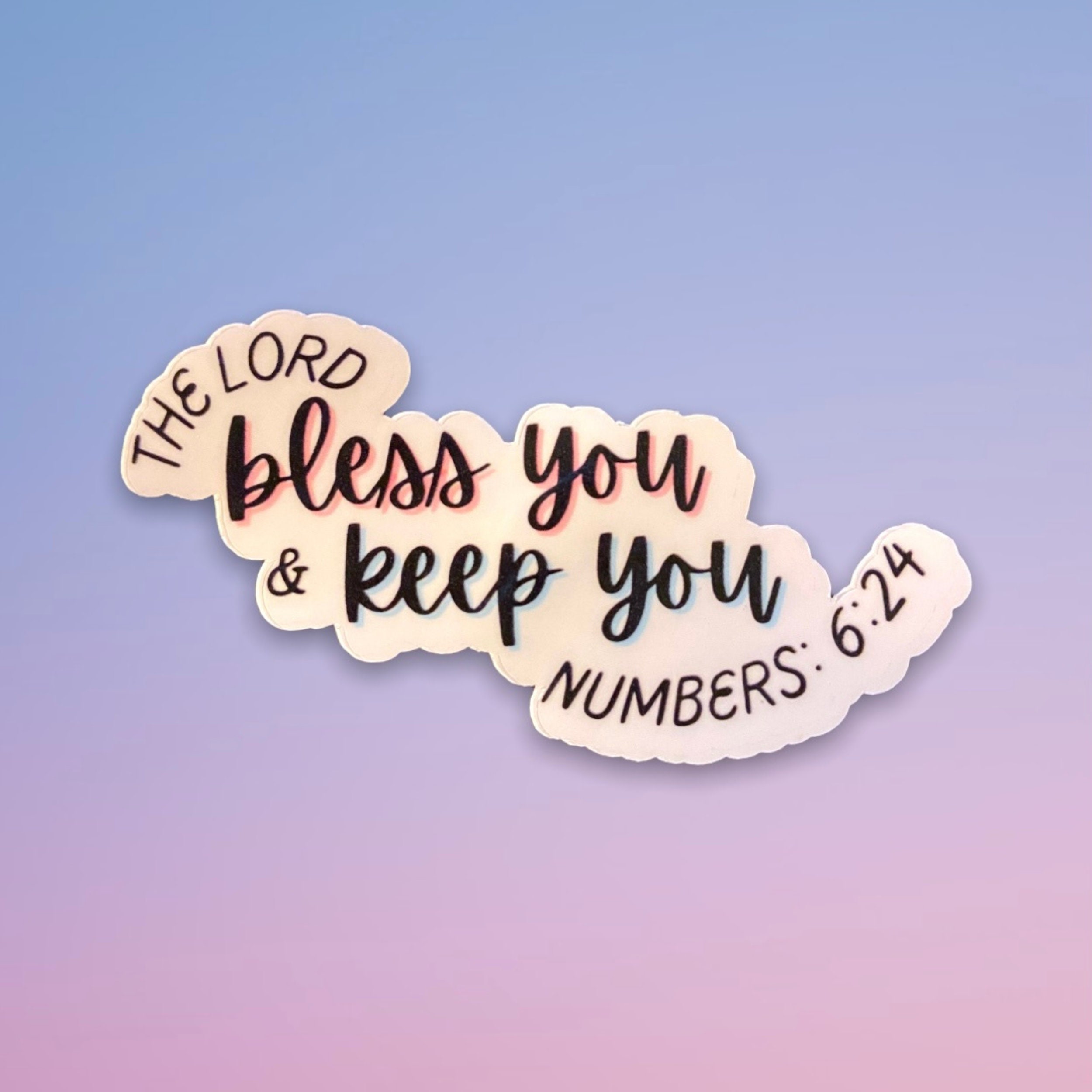 Bless You Keep You Sticker | Numbers 6:24 | the Blessing | Christian ...