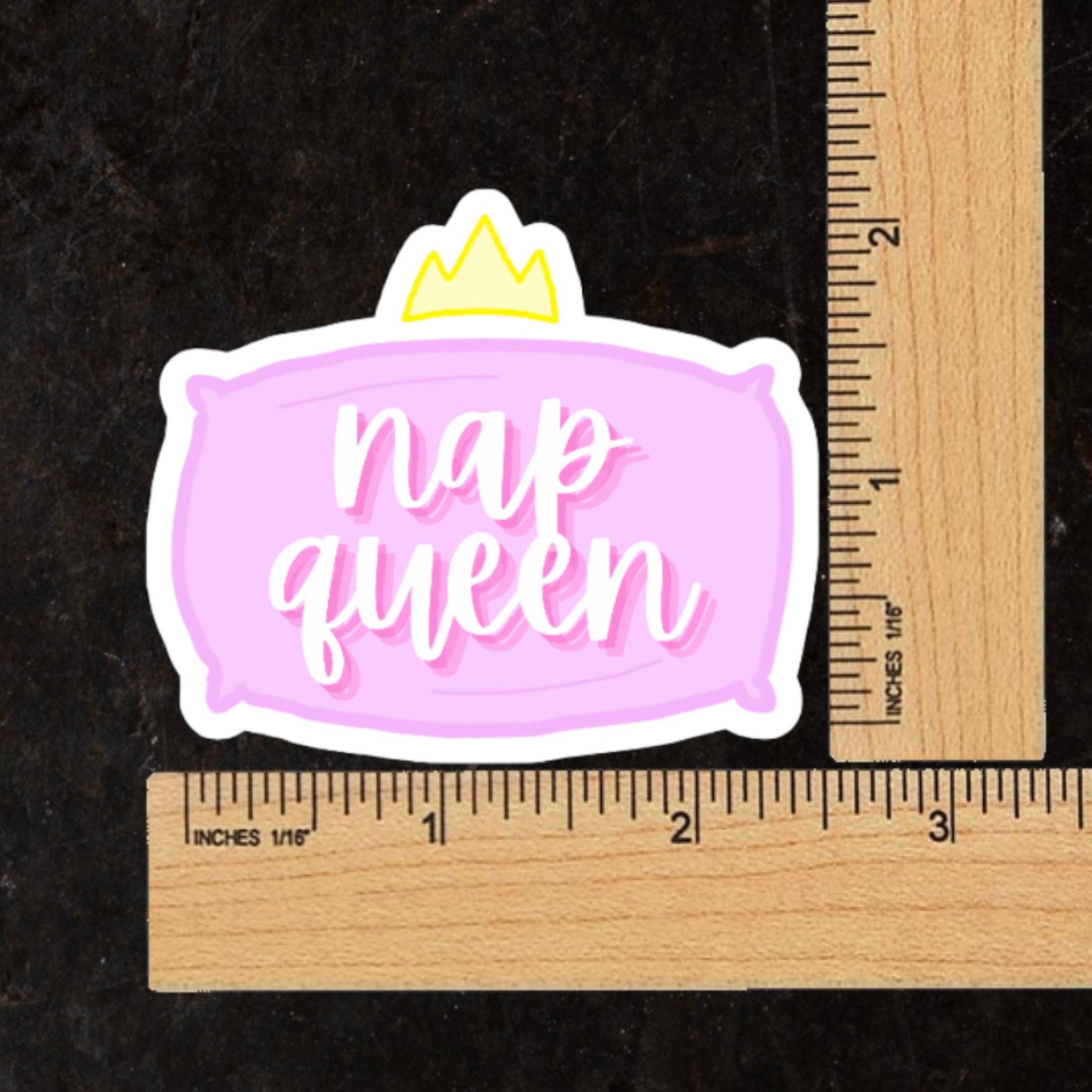 Nap Queen Sticker Nap Sticker Sleepy Girl Sticker Friend Gift ...