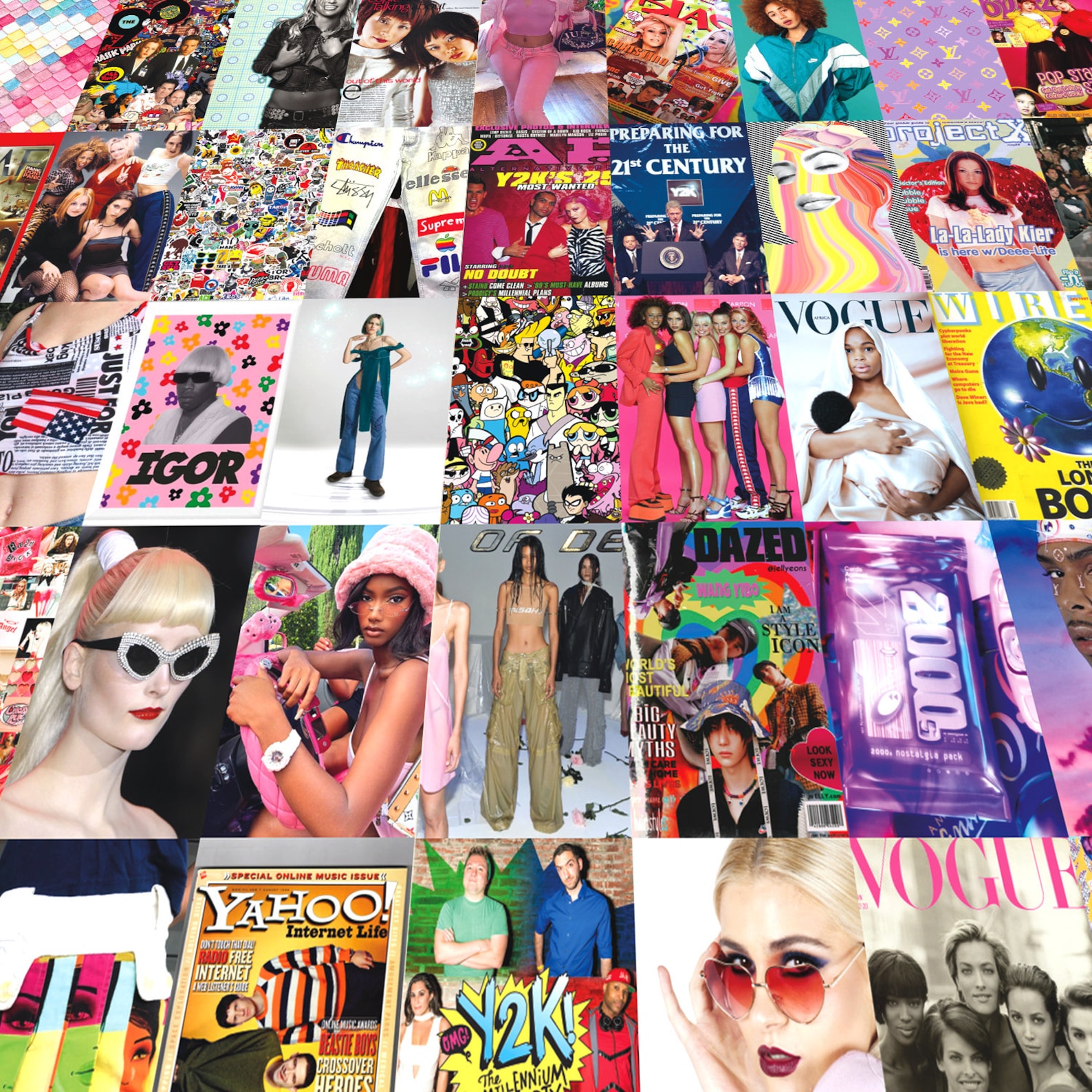 Wall Collage Kit 50 Pics Aesthetic Wallpapers Y2k Picture Wall - Etsy