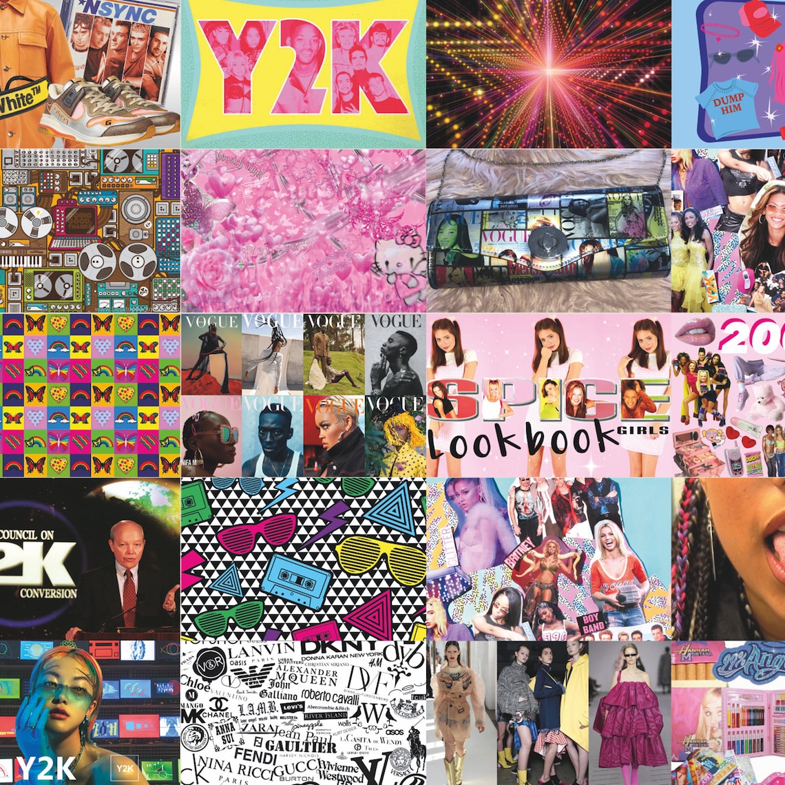 Wall Collage Kit 50 Pics Aesthetic Wallpapers Y2k Picture Wall - Etsy