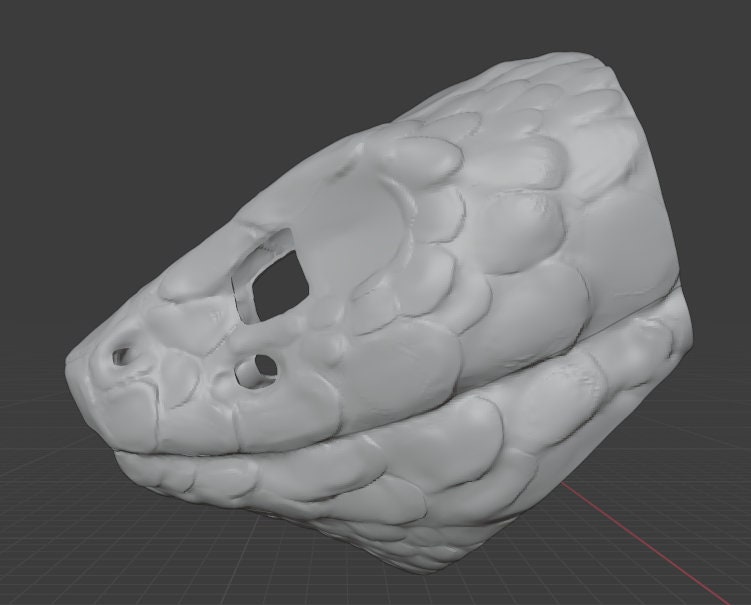 Lancehead Snake Mask .STL Files for 3D Printing - Etsy