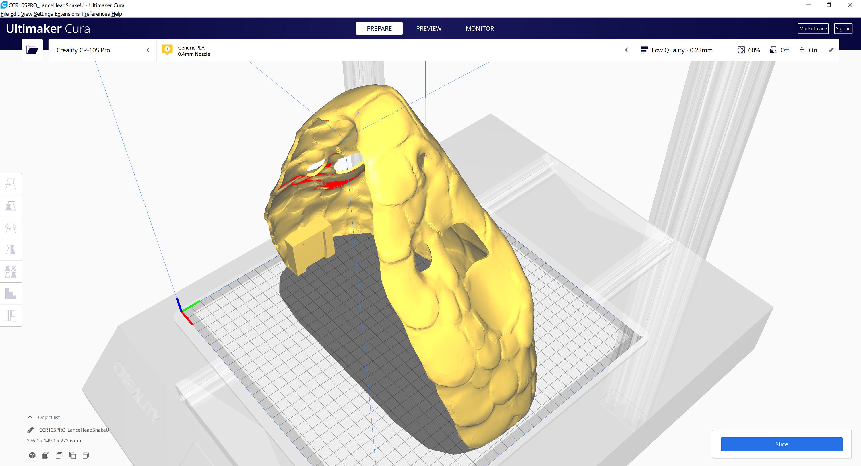 Lancehead Snake Mask .STL Files for 3D Printing - Etsy