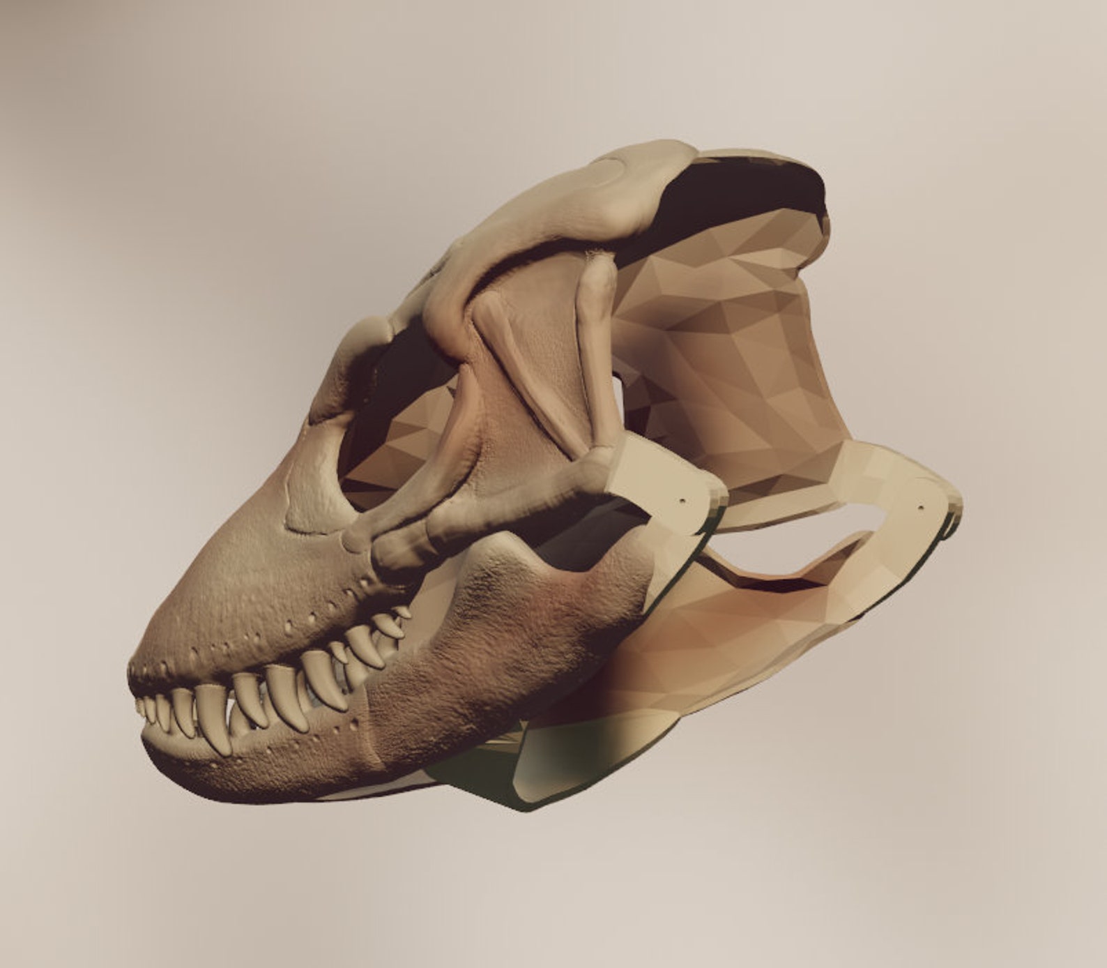 Komodo Dragon Skull Mask .STL Files for 3D Printing - Etsy