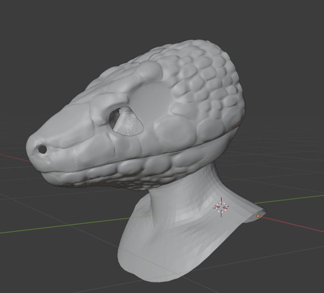 Keel Scaled Boa Mask .STL Files - Etsy