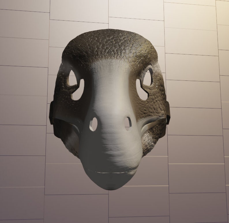 Troodon Mask .STL Files for 3D Printing - Etsy