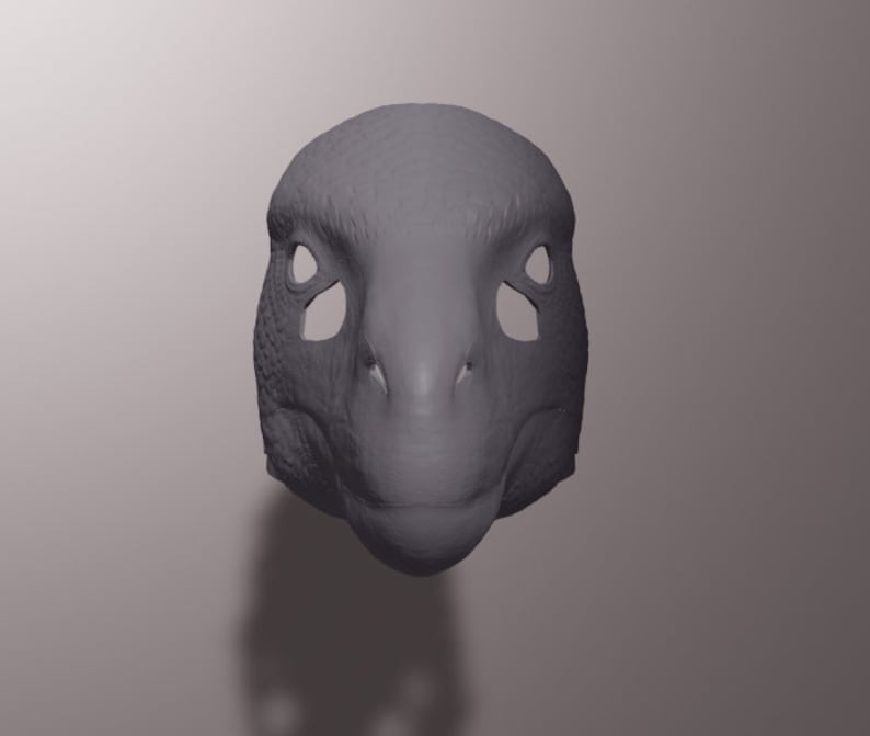 Utahraptor Mask V3 .STL Files for 3D Printing - Etsy
