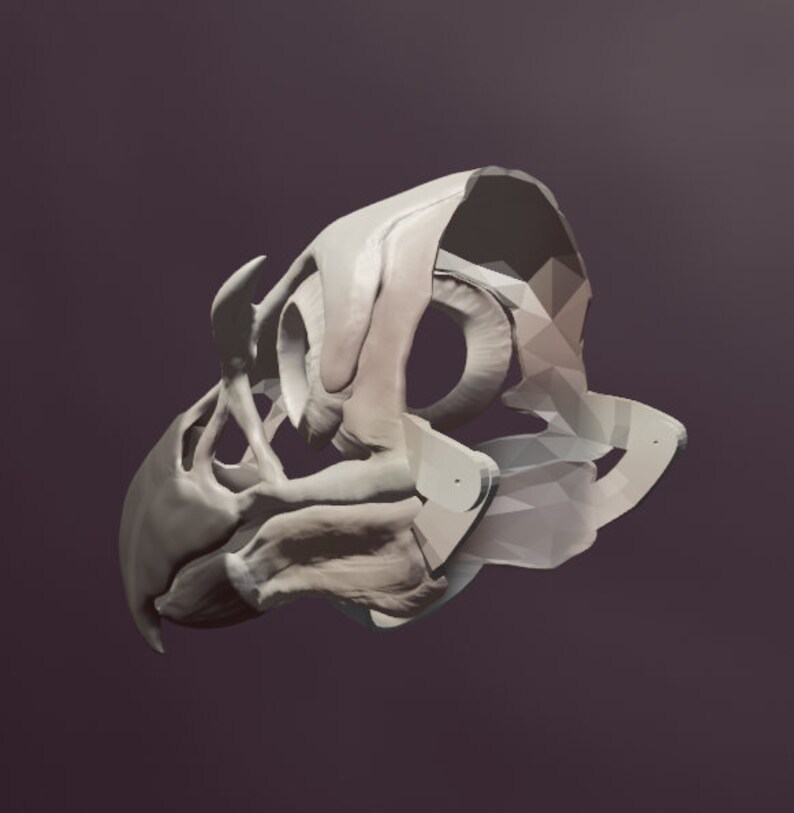 Eagle Skull Mask V3 .STL Files for 3D Printing - Etsy