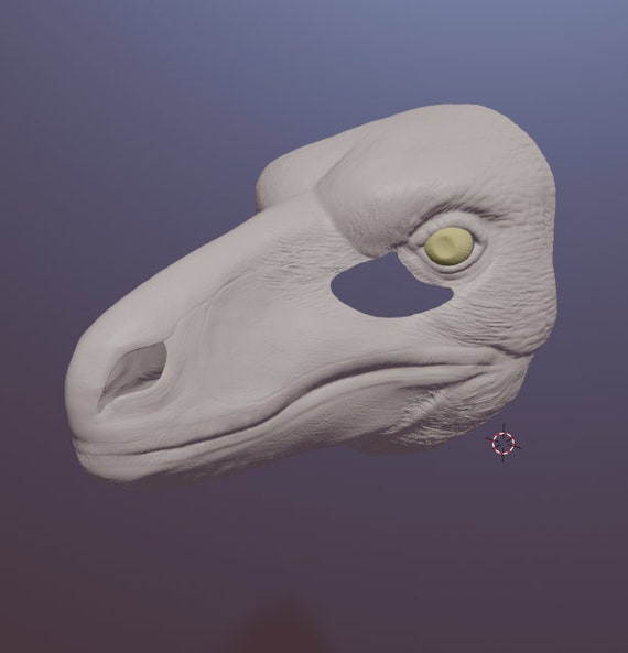 Dakotaraptor Mask V2 STL Files for 3D Printing | Etsy