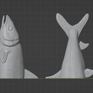 Bonefish Sculpture .STL Files for 3D Printing - Etsy