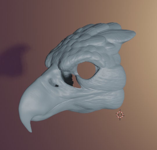 Harpy Eagle Mask .STL Files for 3D Printing - Etsy