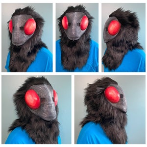 Moth Man Fursuit Head - Etsy