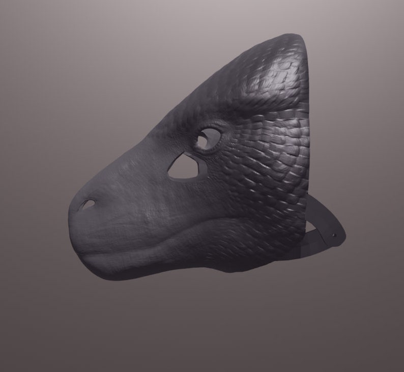 Utahraptor Mask V3 .STL Files for 3D Printing - Etsy