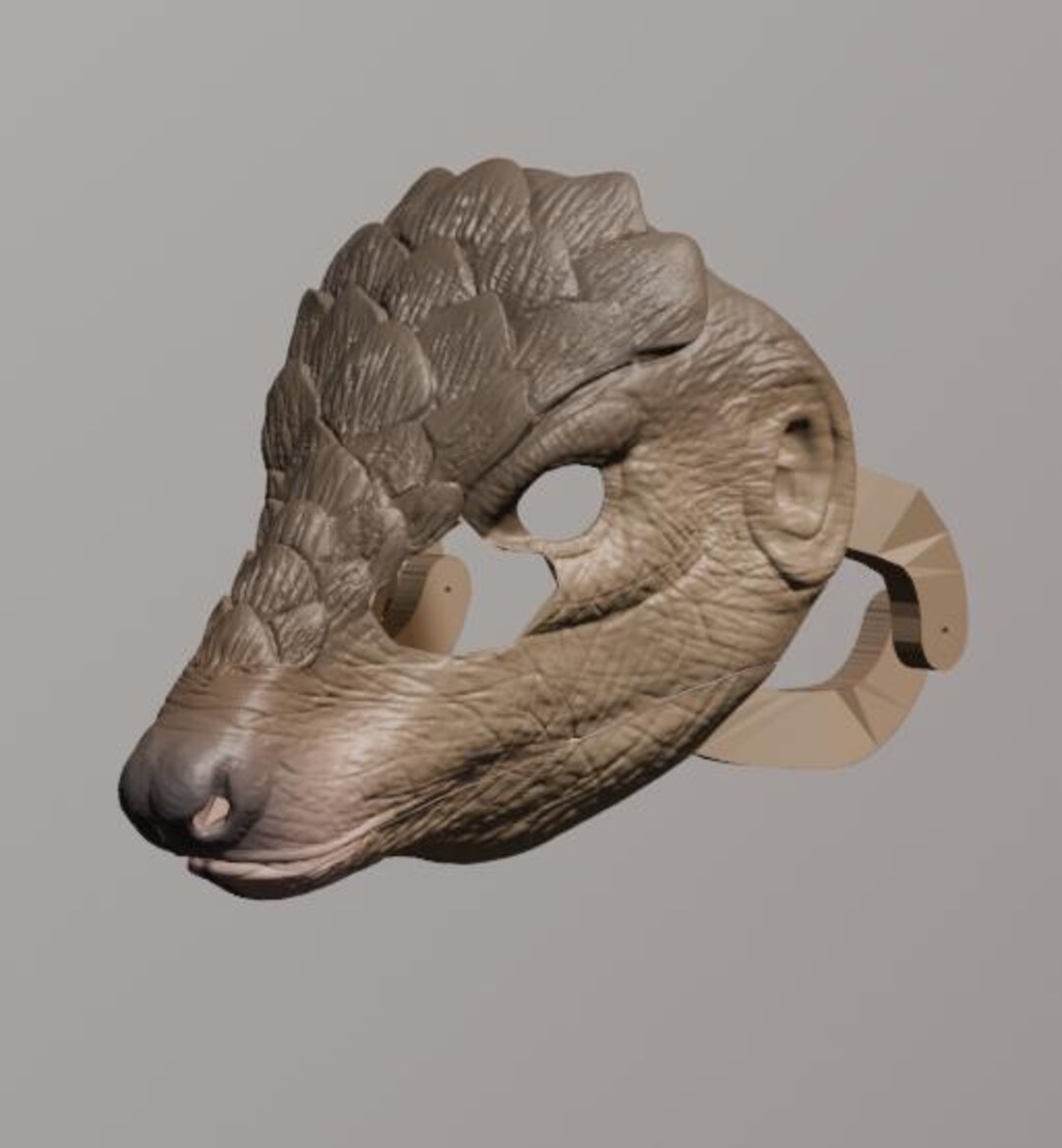 Giant Pangolin Mask .STL Files for 3D Printing - Etsy