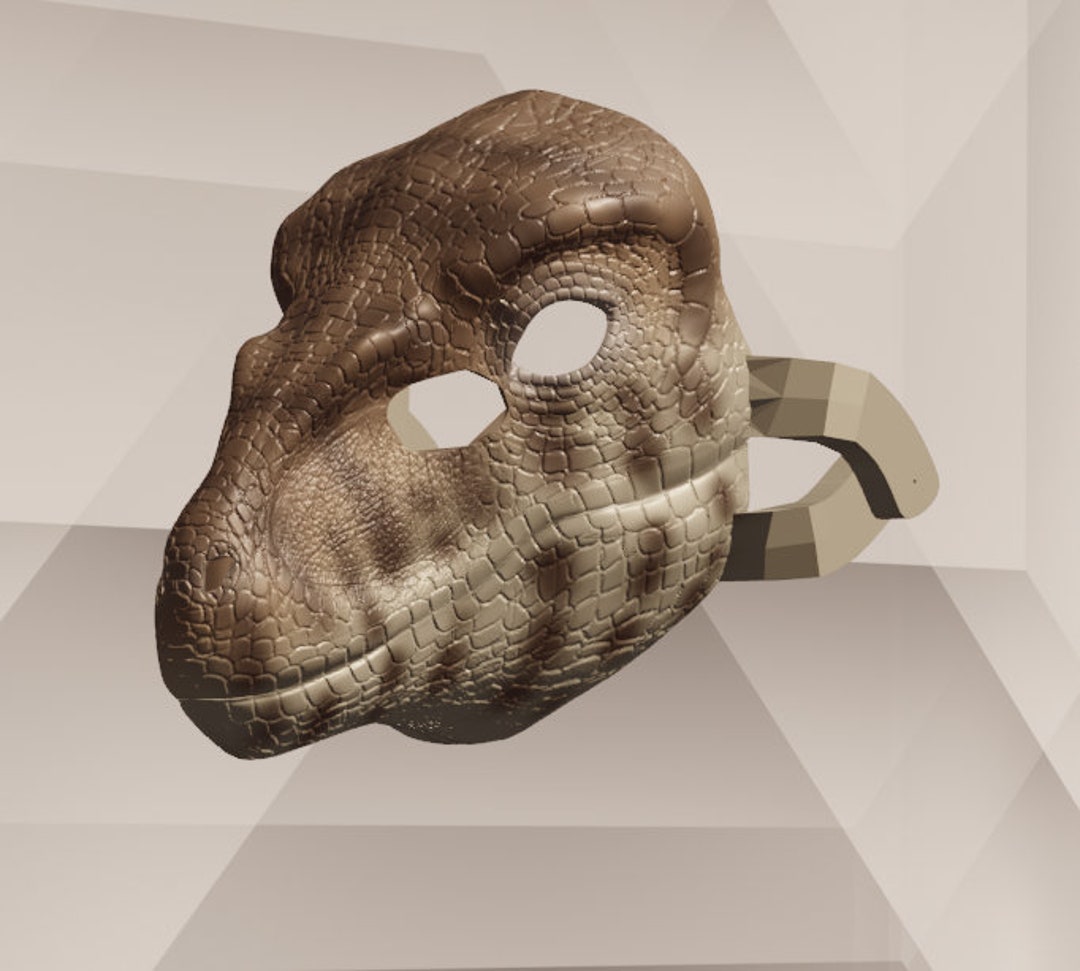 Retro Raptor Mask .STL Files for 3D Printing - Etsy