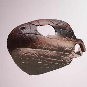 Puff Faced Water Snake Mask .STL Files for 3D Printing - Etsy