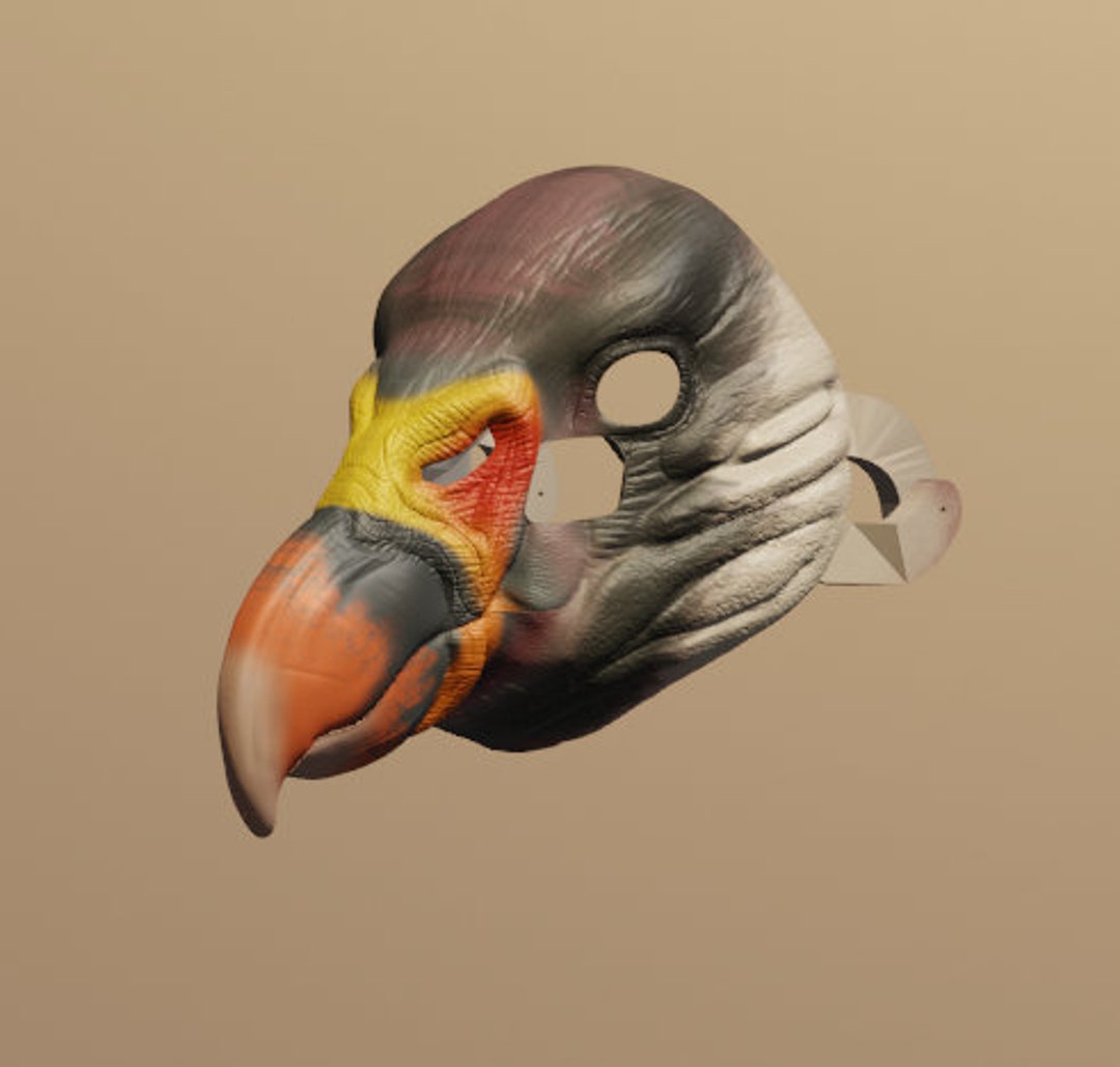 King Vulture Mask .STL Files for 3D Printing - Etsy